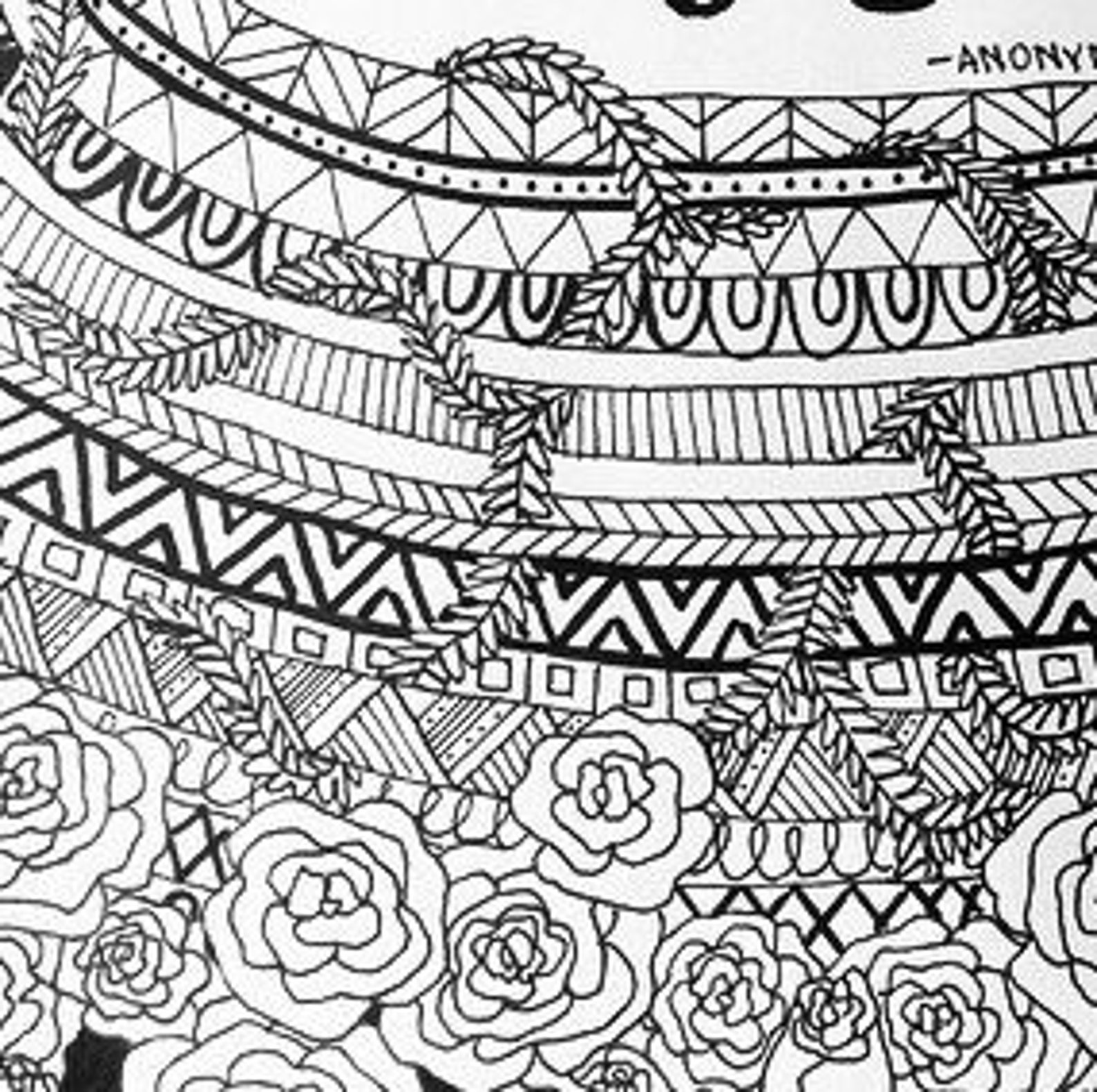 Go Find Yourself Quote Digital Print Adult Coloring Page - Etsy