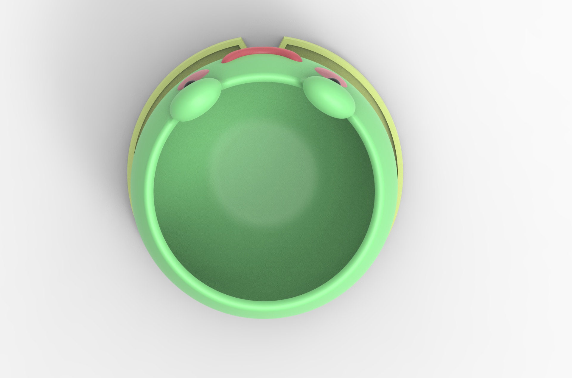 3D MODEL Cute Frog Flower Pot Planter STL file | Etsy