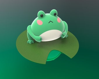 Cute Flexi Print-in-place Frog STL File for 3D Printing - Etsy