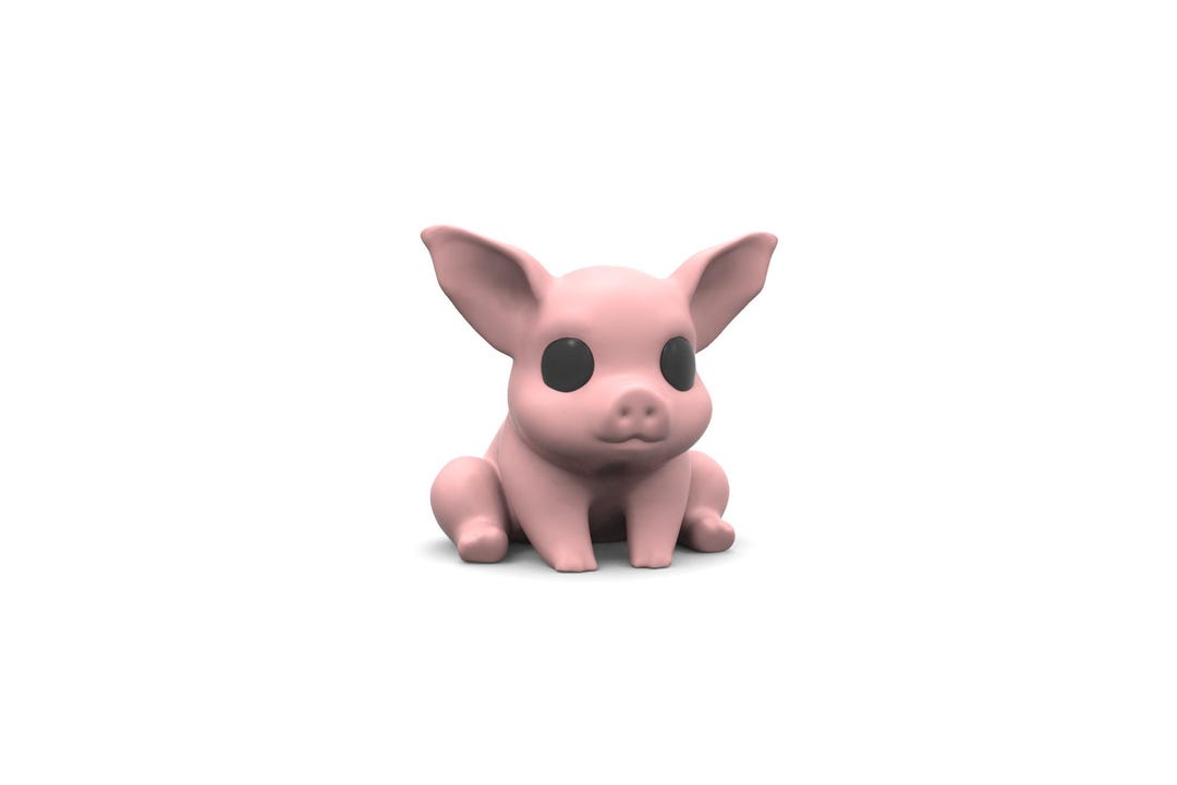 Piglet 3D Printing STL - Etsy