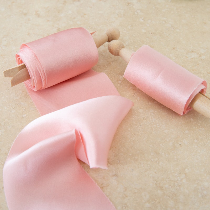 Pink Silk Ribbon - Etsy