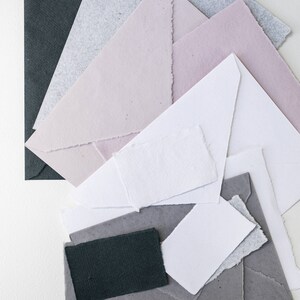 Stationery Paper Sample Pack Hand Made Cotton Rag Recycled Paper ...
