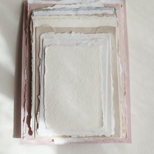Stationery Paper Sample Pack | Hand Made Cotton Rag Recycled Paper ...