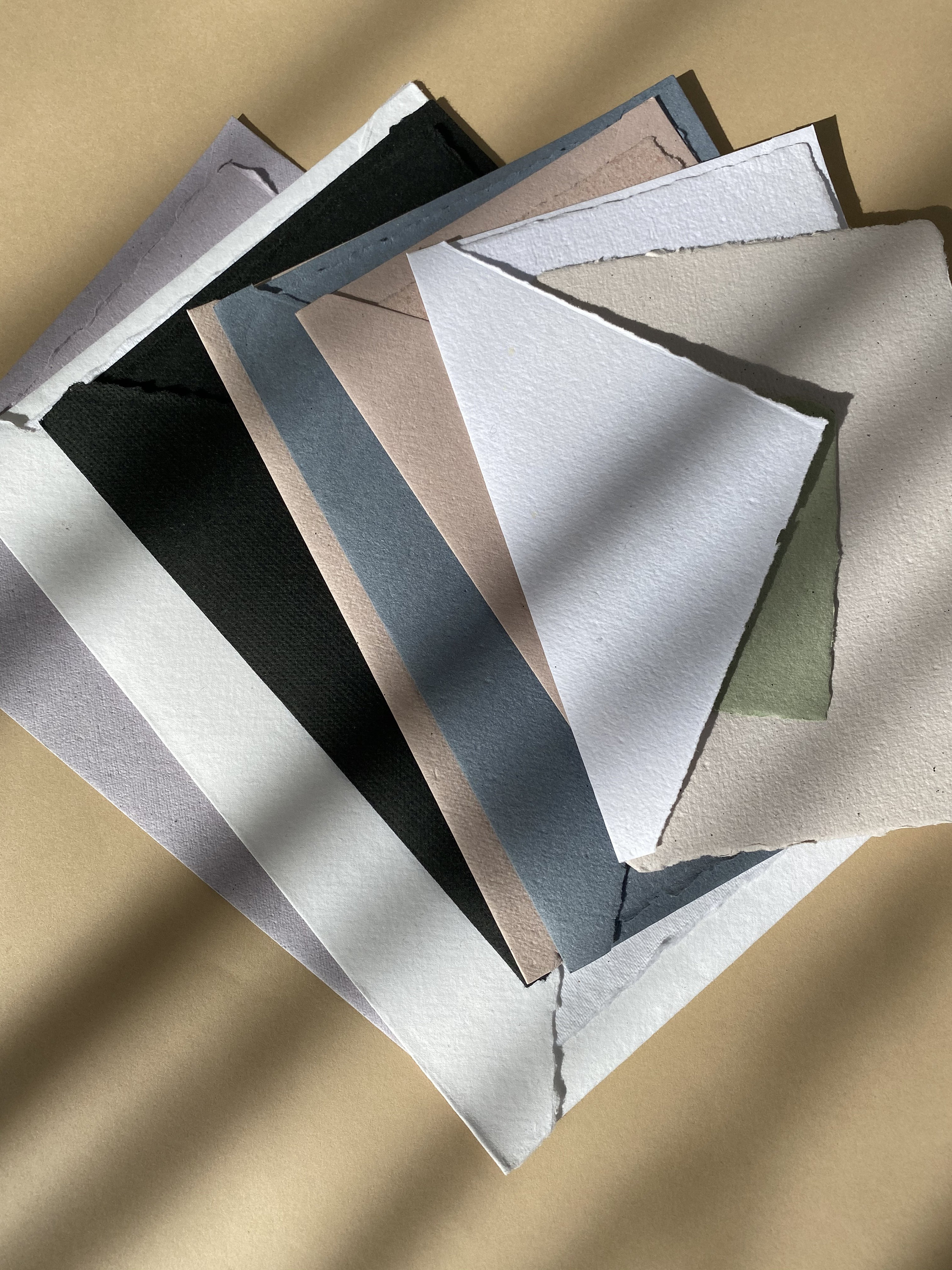 Stationery Paper Sample Pack Hand Made Cotton Rag Recycled - Etsy