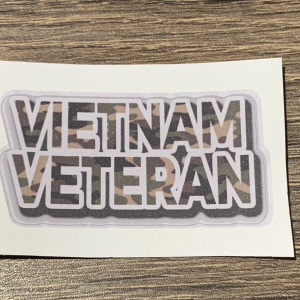Vietnam Veteran Bumper Stickers - Etsy