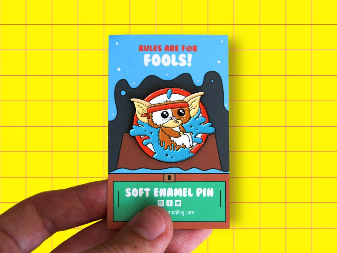 Gremlins Inspired Gizmo Enamel Pin Quirky and Cute - Etsy