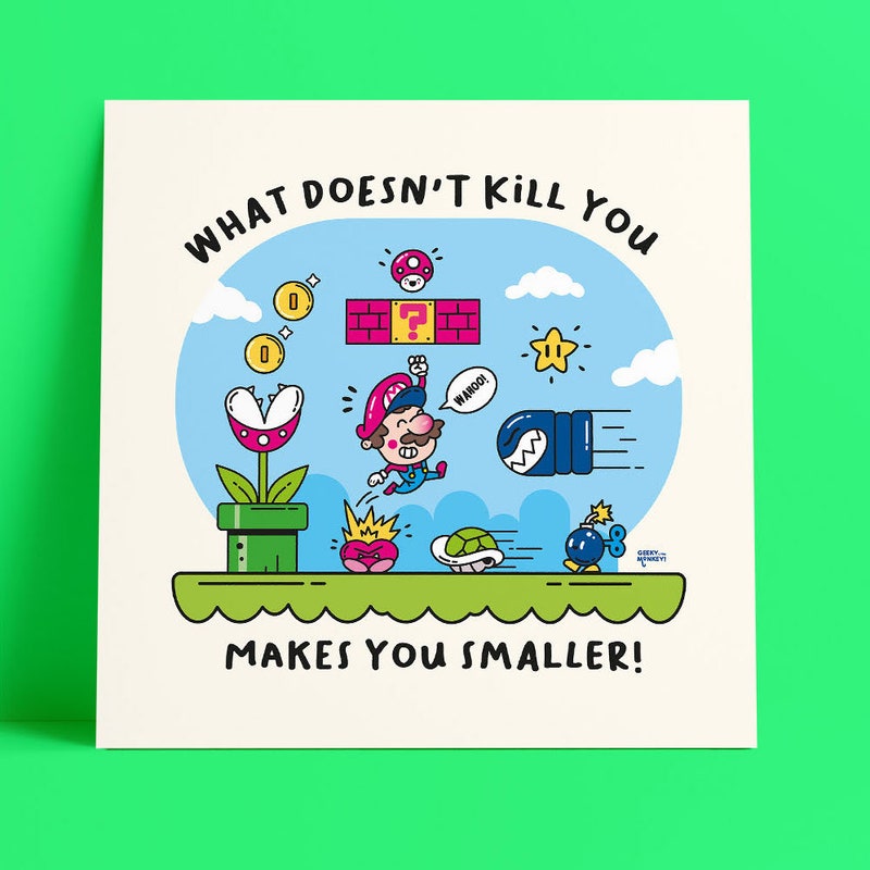 Super Mario Poster - Etsy