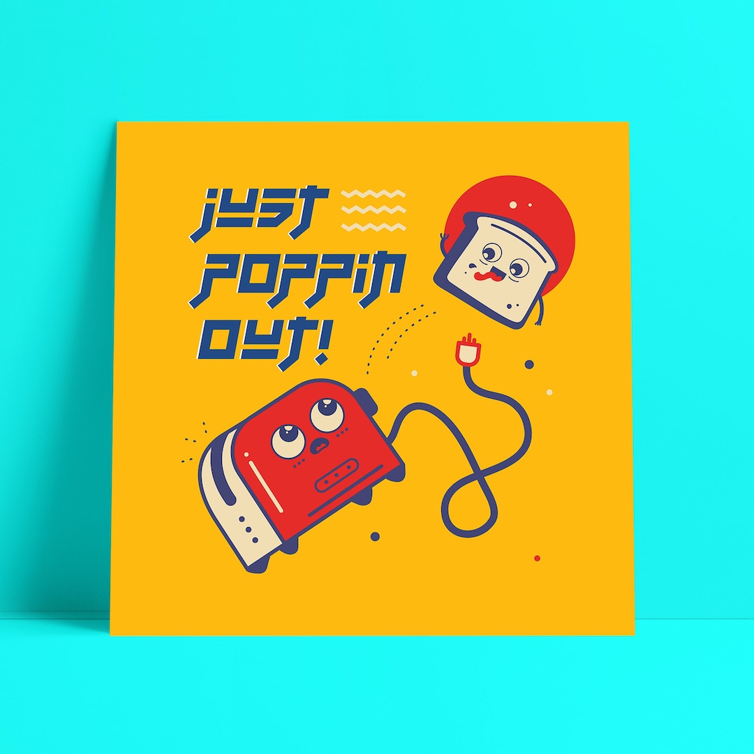 Just Poppin Out Art Print Wall Art Print Home Decor Poster Print Food ...