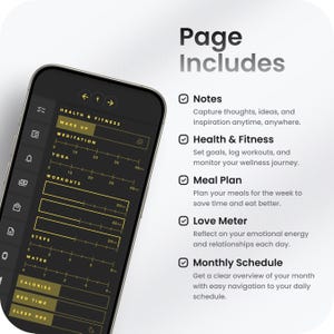 Digital Mobile Planner, Digital Pocket Planner, iPhone Digital Planner ...