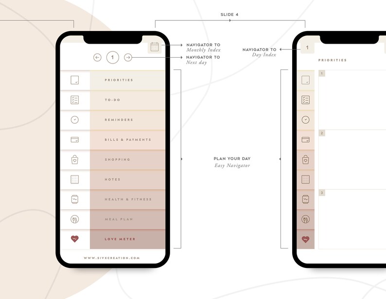 Digital Mobile Planner Digital Pocket Planner Iphone Digital - Etsy