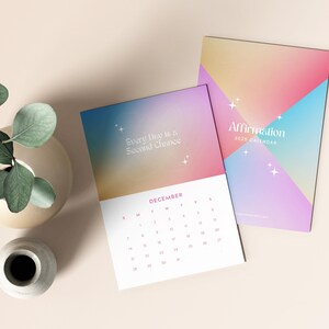 2025 Affirmation Calendar: Printable Motivational Quotes (PDF) - Etsy