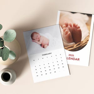 2025 Calendar | Editable Canva Template | Printable & Personalized ...