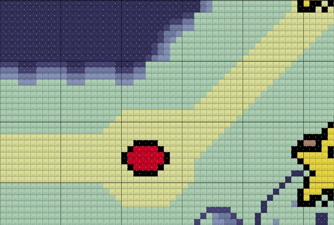 Super Mario World Star Road Map -- Cross Stitch Pattern! - Etsy