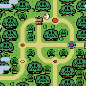 Super Mario World Forest of Illusion Map -- Cross Stitch Pattern! - Etsy