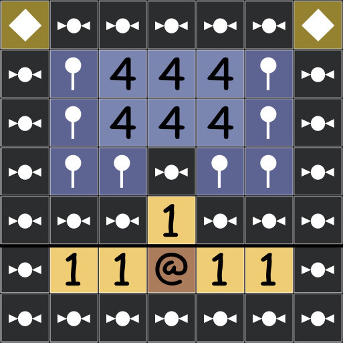 Legend of Zelda: A Link to the Past DARK World Map PDF | Etsy