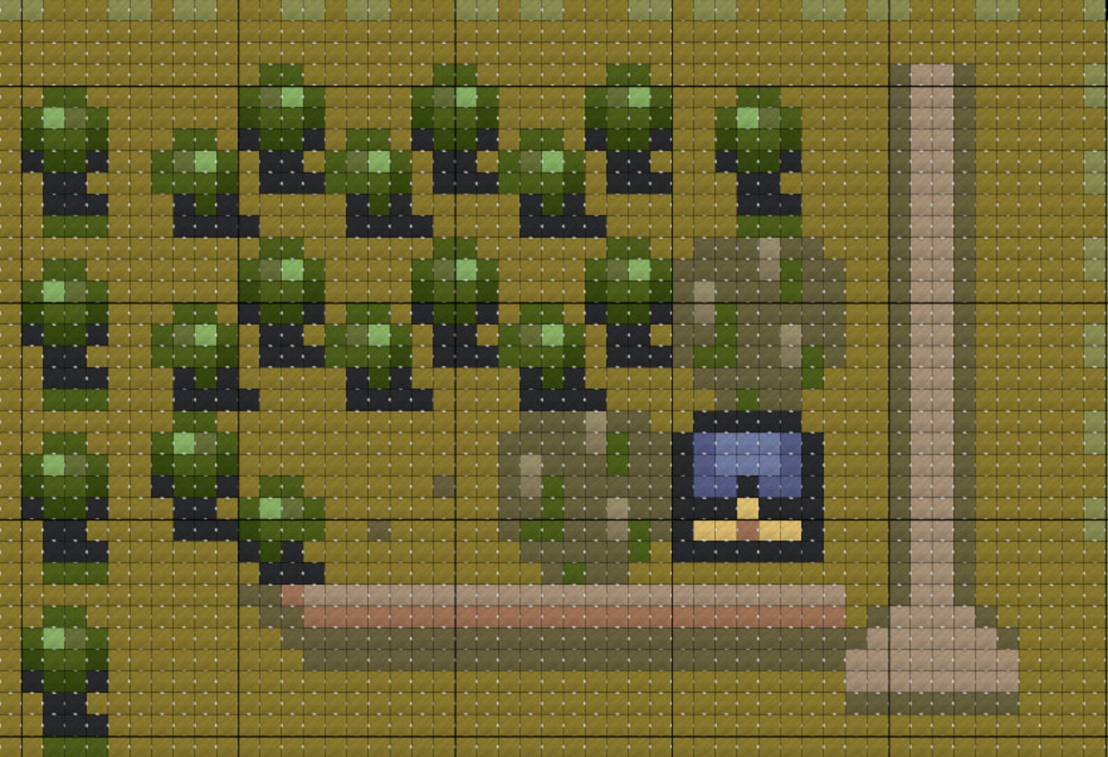 Legend of Zelda: A Link to the Past DARK World Map (PDF Pattern) - Etsy