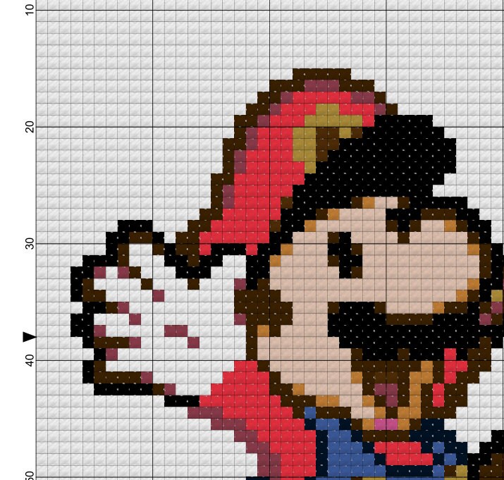 Paper Mario Love -- Cross Stitch Pattern! - Etsy