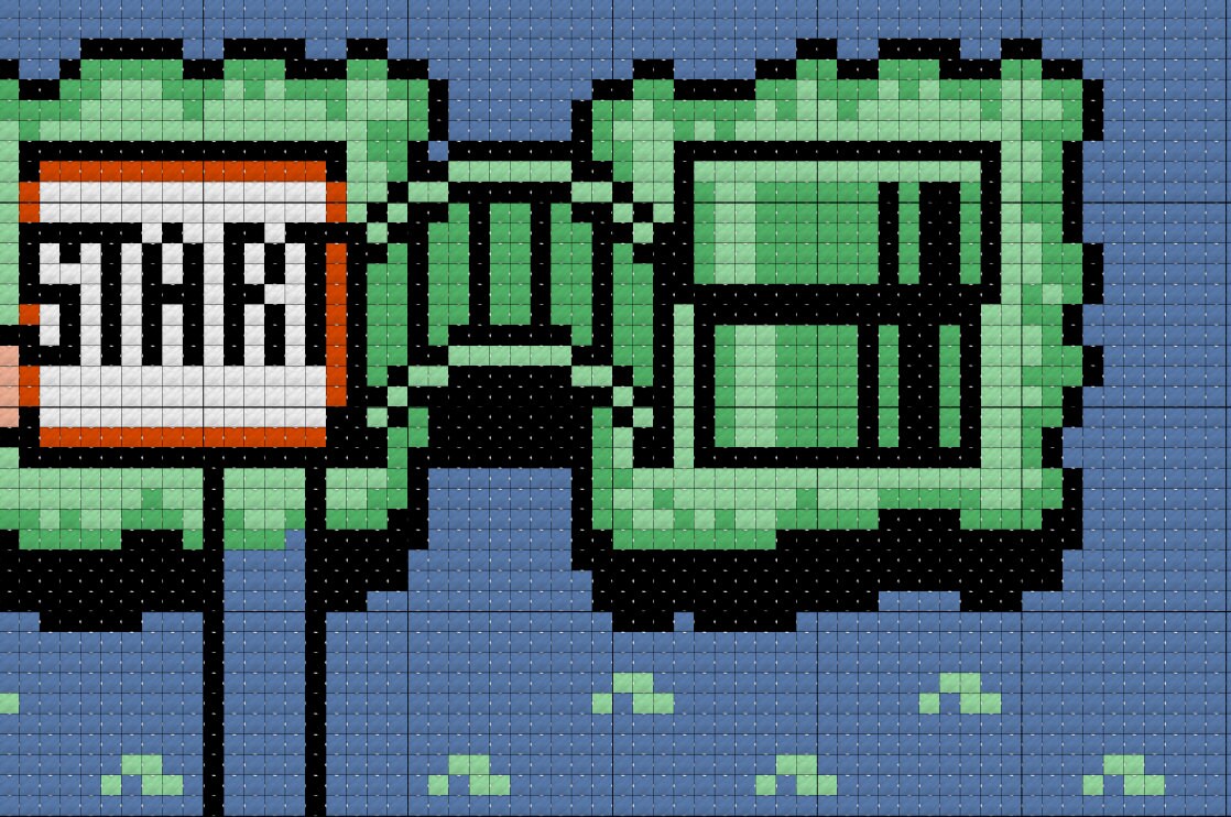 Super Mario Bros. 3 World 4 Map Cross Stitch Pattern | Etsy