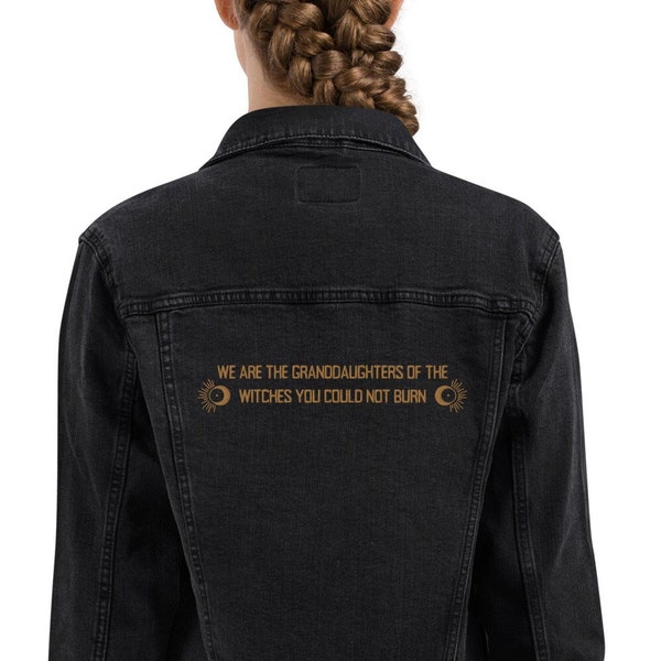 Witch Denim Jacket - Etsy