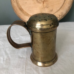 A Flour Sifter, Victorian, Antique, Brass, Copper, Kitchenalia. - Etsy
