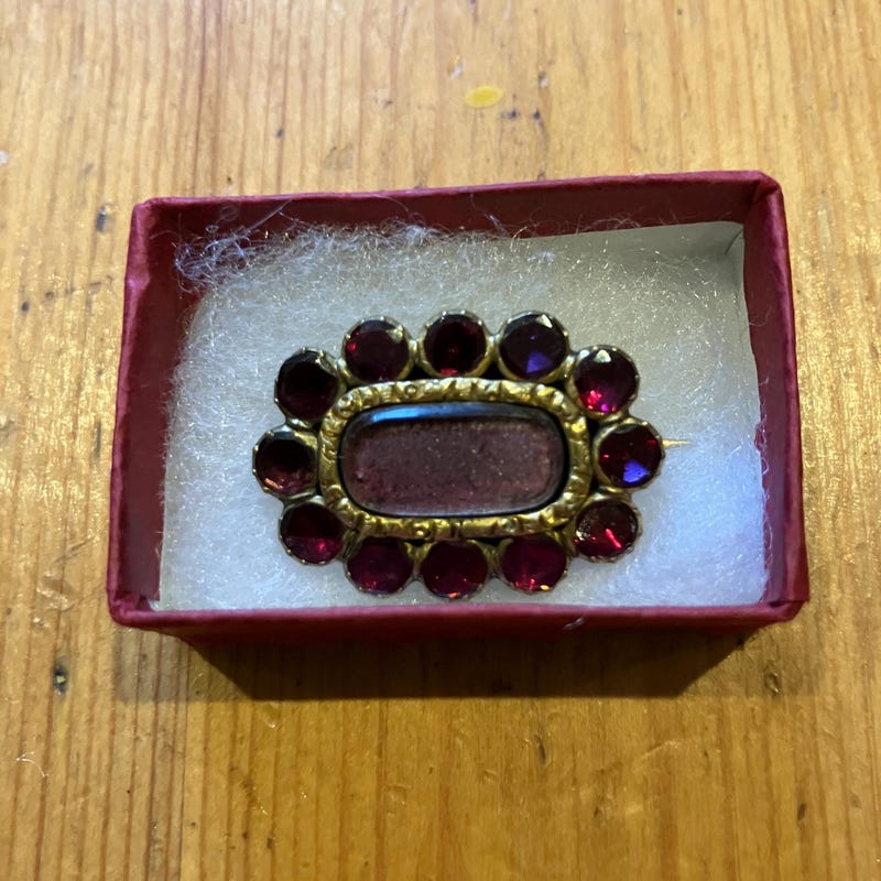 Pinchbeck Brooch - Etsy