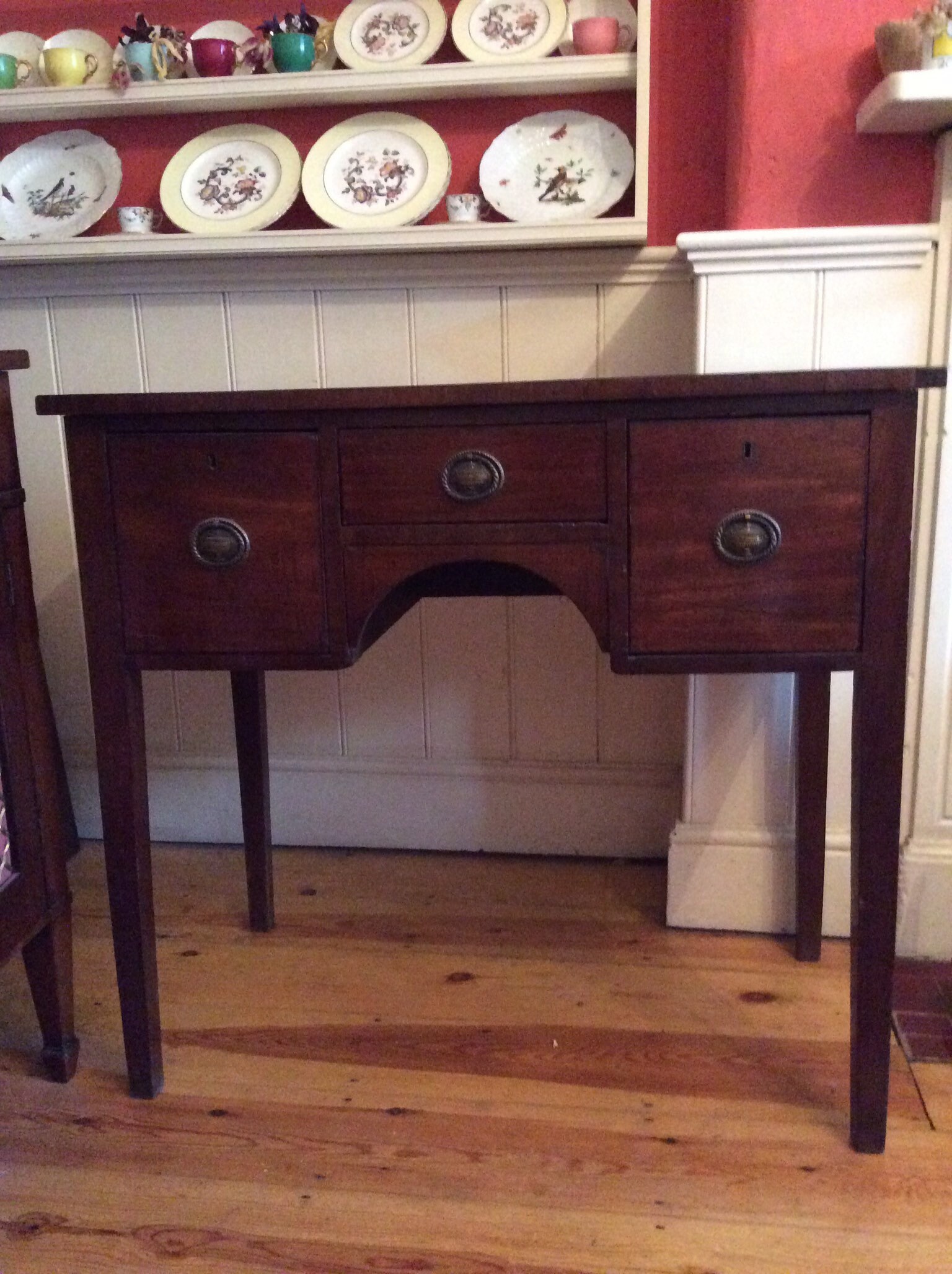 A Georgian Sideboard/Dressing Table. 19th Century Mahogany. | Etsy