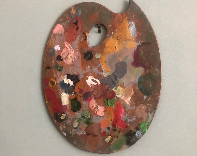 An Artist’s Palette, Mahogany, Antique, John B Smith 117 Hampstead Rd ...