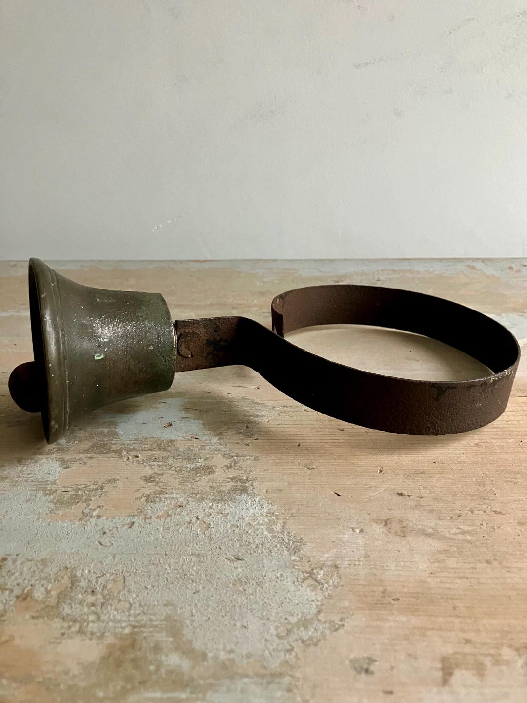 An Antique Bell, Door Bell, Shop Bell, Servants Bell, Iron Bell, Small ...