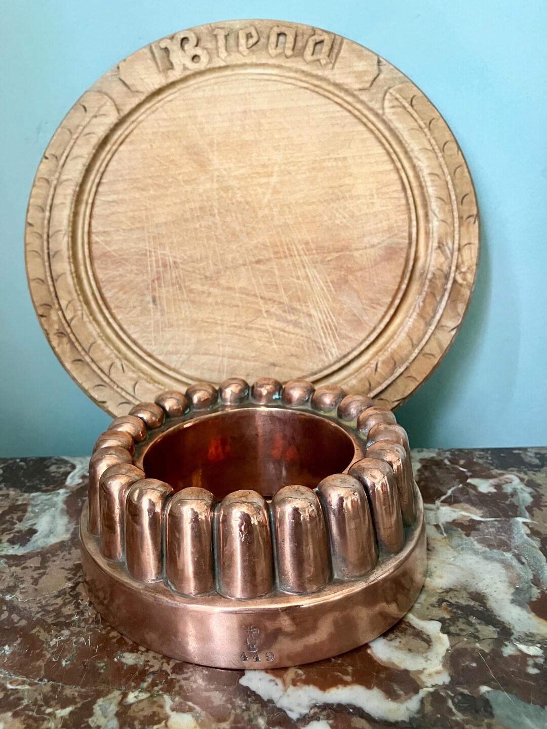 A Copper Jelly Mould, Stamped With the Benham and Froud Logo, Victorian ...