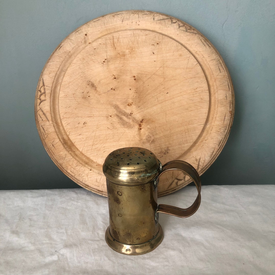 A Flour Sifter, Victorian, Antique, Brass, Copper, Kitchenalia. - Etsy