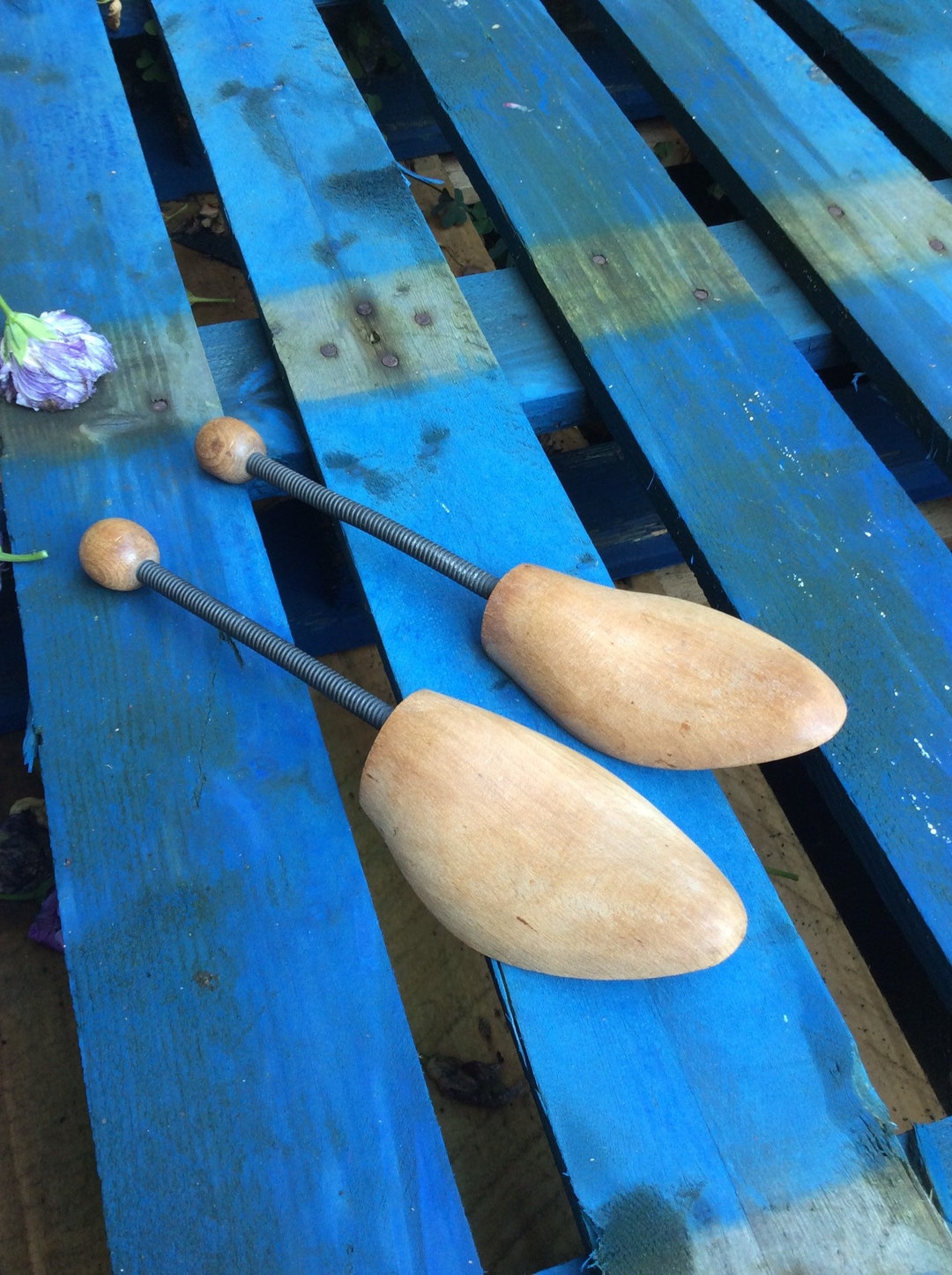 A Pair of Vintage Shoe Trees, Light Colour Wood. - Etsy