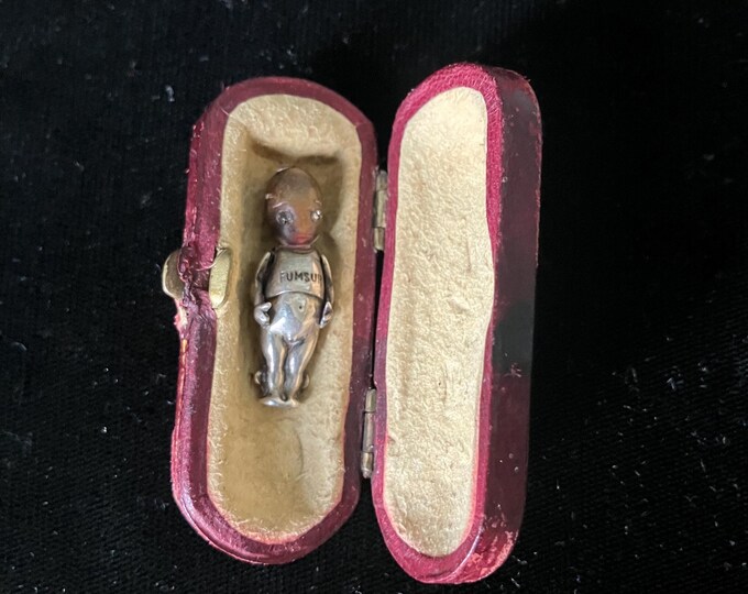 A World War One Lucky Charm, Thumbs up Touch Wood Silver and Wood ...