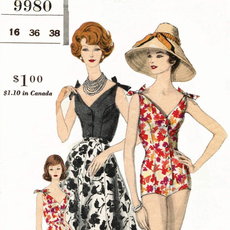 Bathing Suit Pattern - Etsy