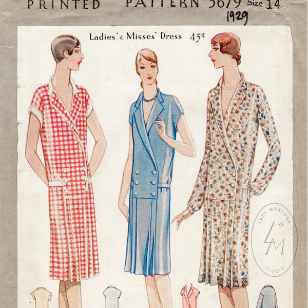 Day Dress Pattern - Etsy