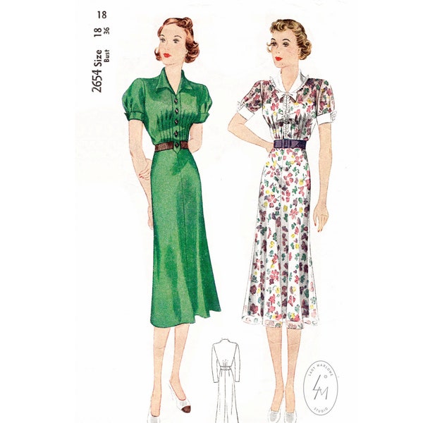 1930s Sewing Pattern - Etsy