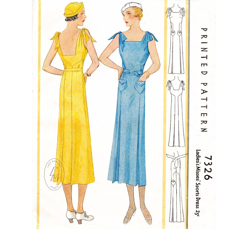 Sun Dress Pattern - Etsy