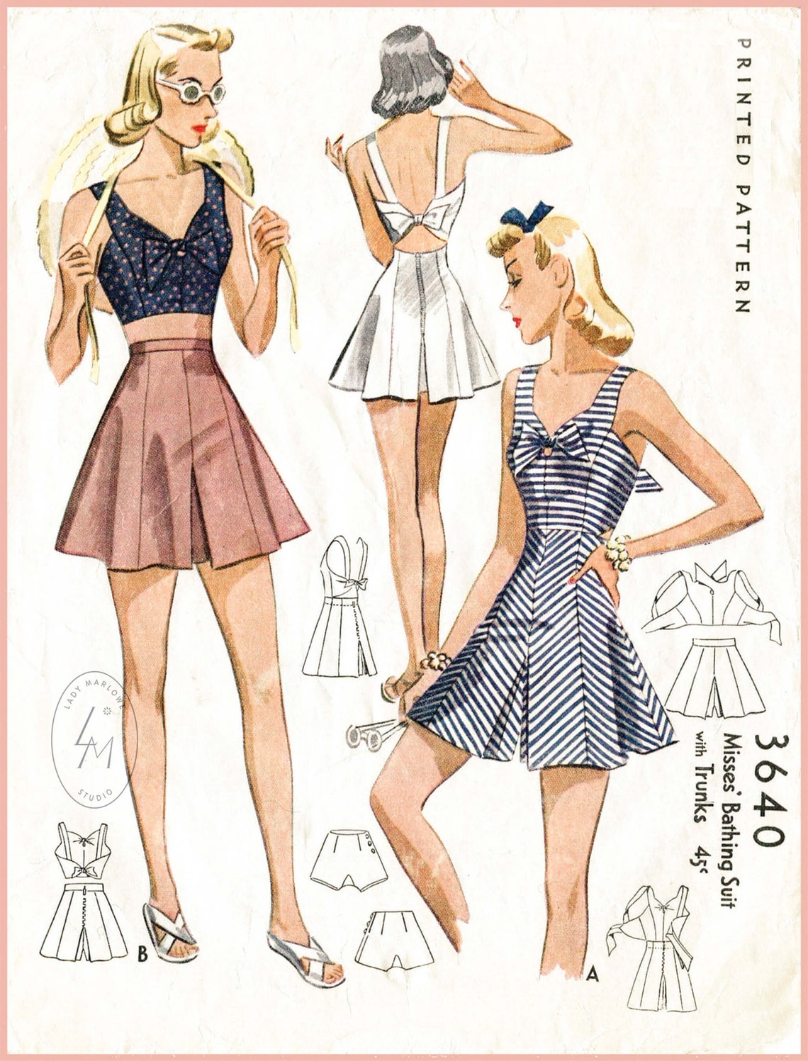 40s 1940s PICK YOUR SIZE Bust 32 34 36 38 Vintage Women's - Etsy UK