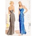1940 Vintage Sewing Pattern 1940s 40s Evening Dress Pattern Cascade ...