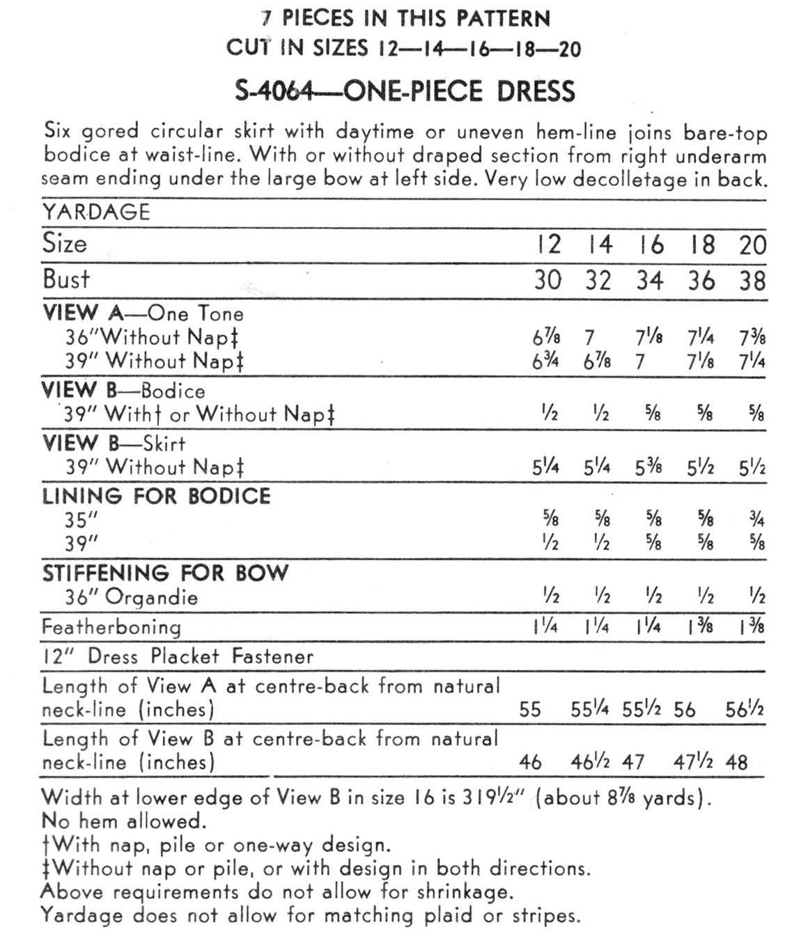 Vintage Sewing Pattern 1950s 50s Evening Dress Circular Skirt - Etsy