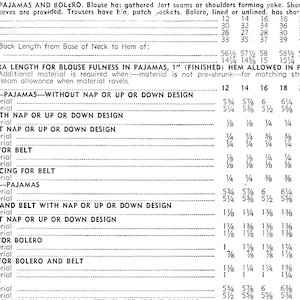 Vintage Sewing Pattern 1930s 1940s Jumpsuit Palazzo Pants Wide Leg ...