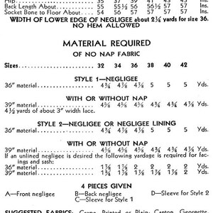 1930s 30s Vintage Lingerie Sewing Pattern Reproduction // Wrap Around ...