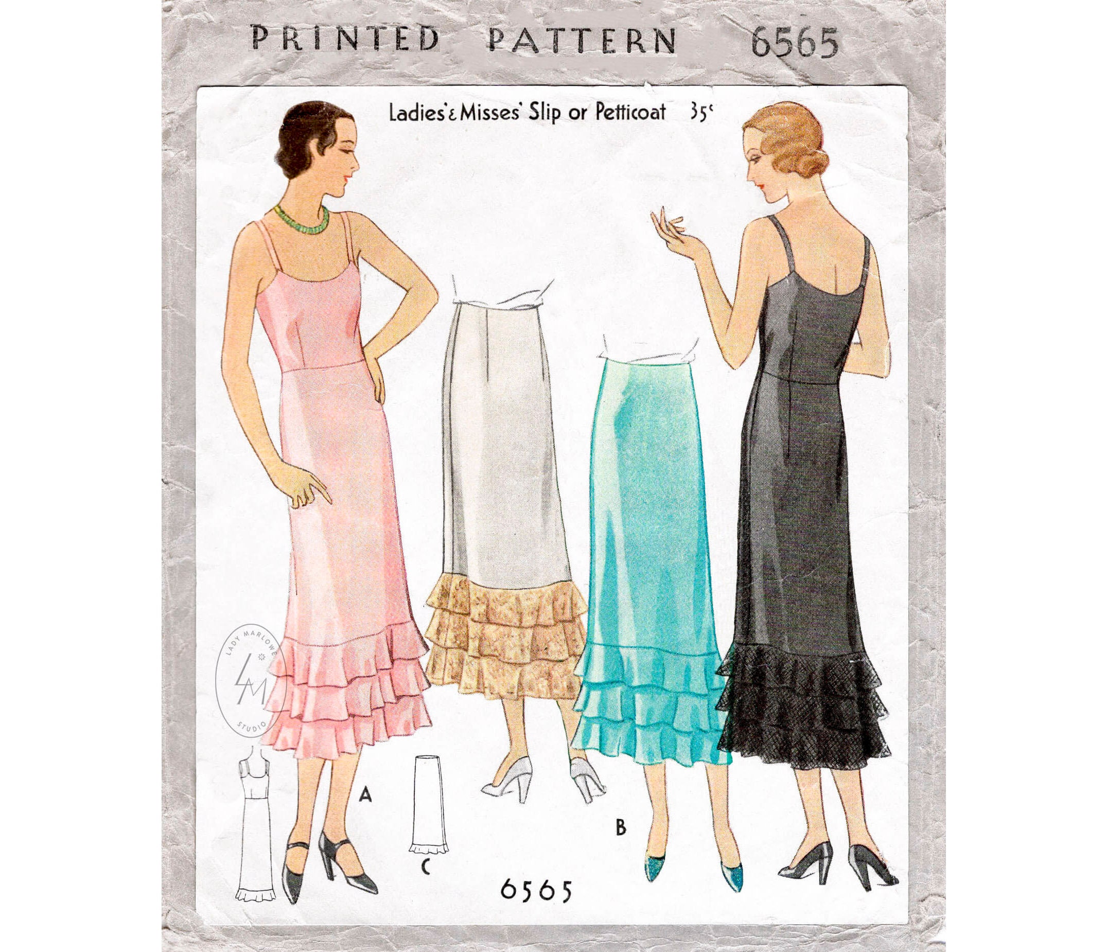 Vintage Sewing Pattern Reproduction / 1930s 30s Pattern - Etsy