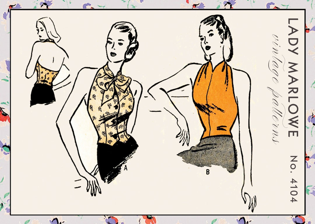 1940 Vintage Sewing Pattern Vintage Sewing Pattern 1940s 40s 2 - Etsy