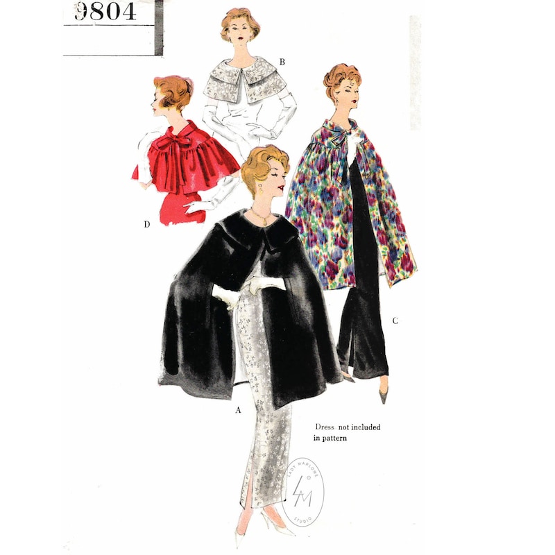 1960s Cape Pattern - Etsy