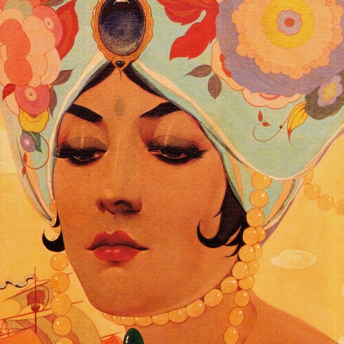 Original Vintage Alberto Vargas Print Book Plate - Etsy