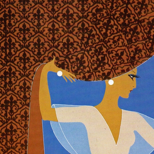 THE CURTAIN Chic Original Vintage ERTE Art Deco Print Fashion - Etsy