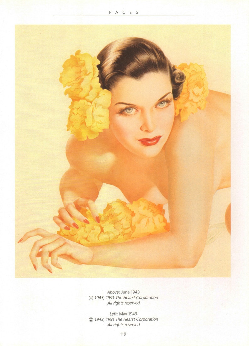 Varga Girl Original Pin Up Vintage Print June 1943 Etsy