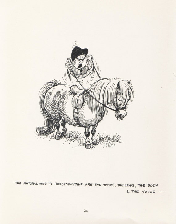 Lithographs Prints Art & Collectibles Thelwell HorsePony 1962 Original ...