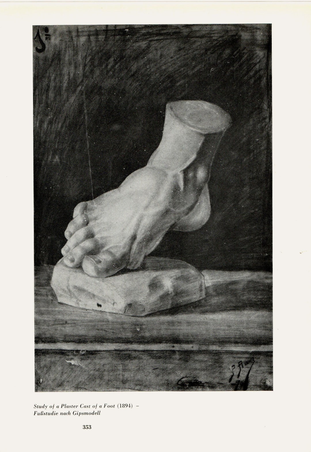 Picasso Foot Study Print: Vintage Book Plate Art (1955) - Etsy