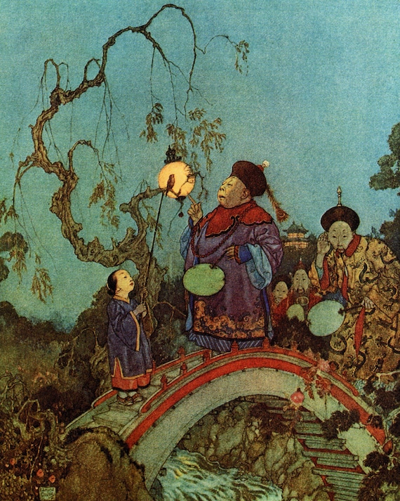 Edmund DULAC the Nightingale From Hans Andersen Original 1975 - Etsy